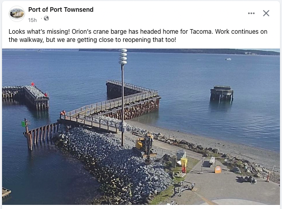 The Point Hudson South Jetty looking good! » Port Townsend Marine ...